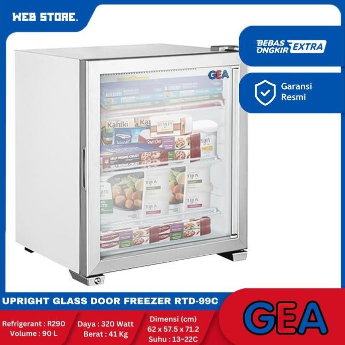 Jual NANSO UpRight Glass Door Freezer RTD99C / Mesin Pendingin Makanan ...