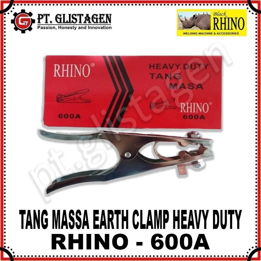 Jual RHINO Tang Massa 600A Earth Clamp 600A Stang Las Ground Klem Masa ...