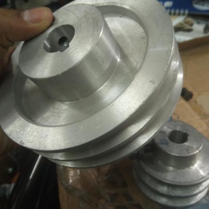 Jual Pulley Pully A2 5" Inch As 25 Mm Puli Alumunium | Shopee Indonesia