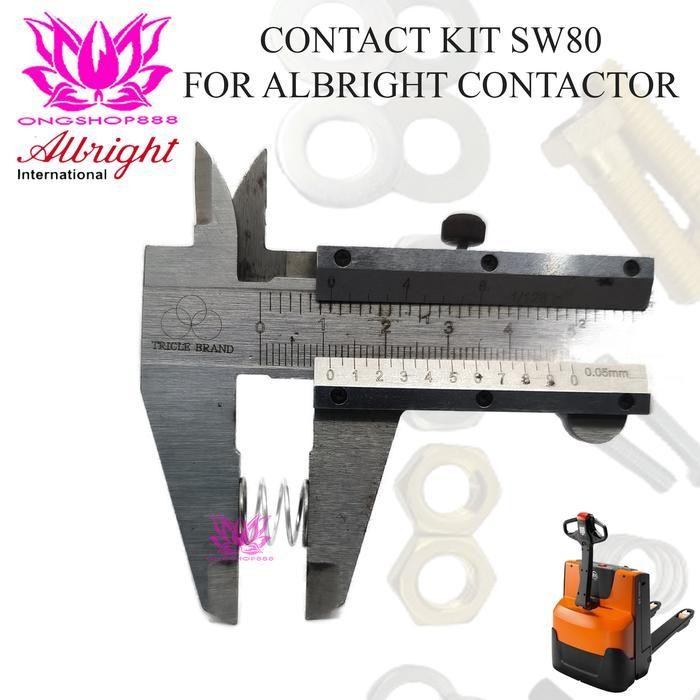 Jual Sw80 Dc Contactor Contact Kit Replacement Kit For Albtright Sw80 ...
