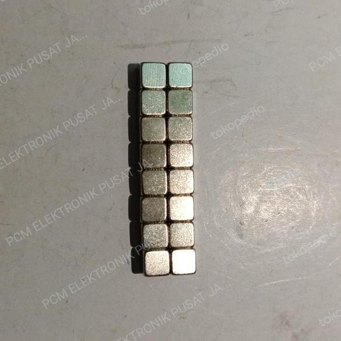 Jual 2657 bucky cubes magnet magnetic block neodyum neodymium 4mm 4x4x4 ...