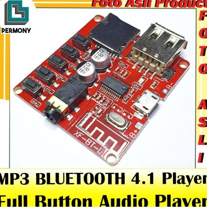 Jual MP3 Player module Bluetooth decoder 4.1 XY-BT-L Audio Amplifier ...