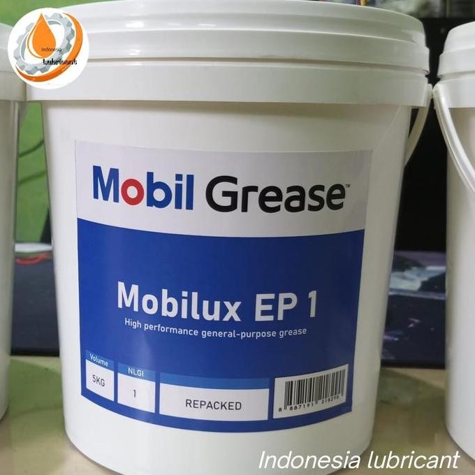 Jual Mobilux Ep 1 ( Multipurpose Grease Nlgi 1 ) Pail 5Kg | Shopee ...