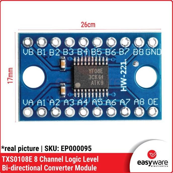 Jual TXS0108 TXS0108E 8 CHANNEL LOGIC LEVEL 3.3V-5V | Shopee Indonesia