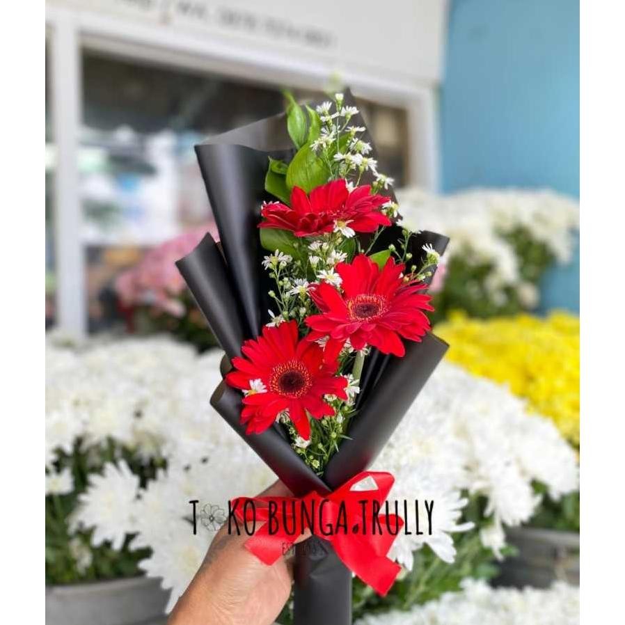 Jual Gerbera Bouquet Buket Gerbera Hand Bouquet Buket Anniversary Ultah ...