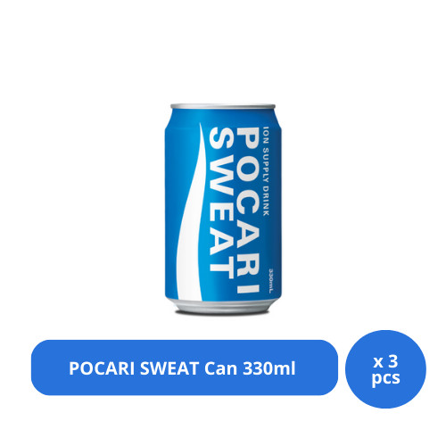 Jual POCARI SWEAT Can 330ml - Single x 3 pcs | Shopee Indonesia