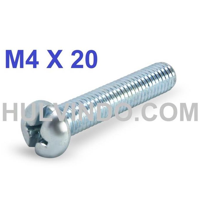 Jual New BAUT JP PAN HEAD GALVANIS M4 X 20 | Shopee Indonesia