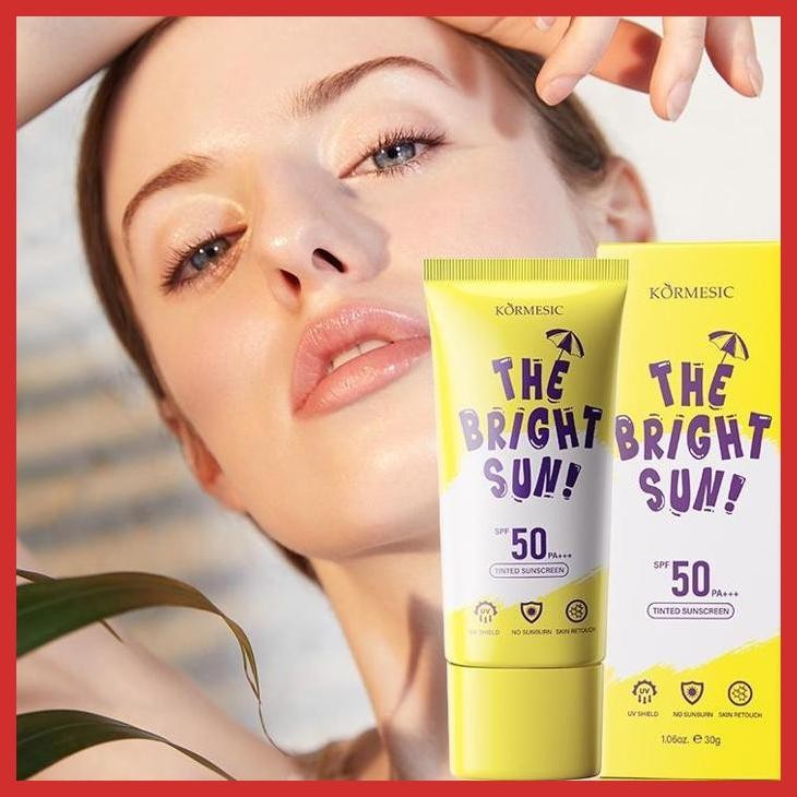 Jual (PERAWATAN DIRI) BRIGHT SUNSCREEN BPOM SPF 50 PA+++ 30GR TINTED ...