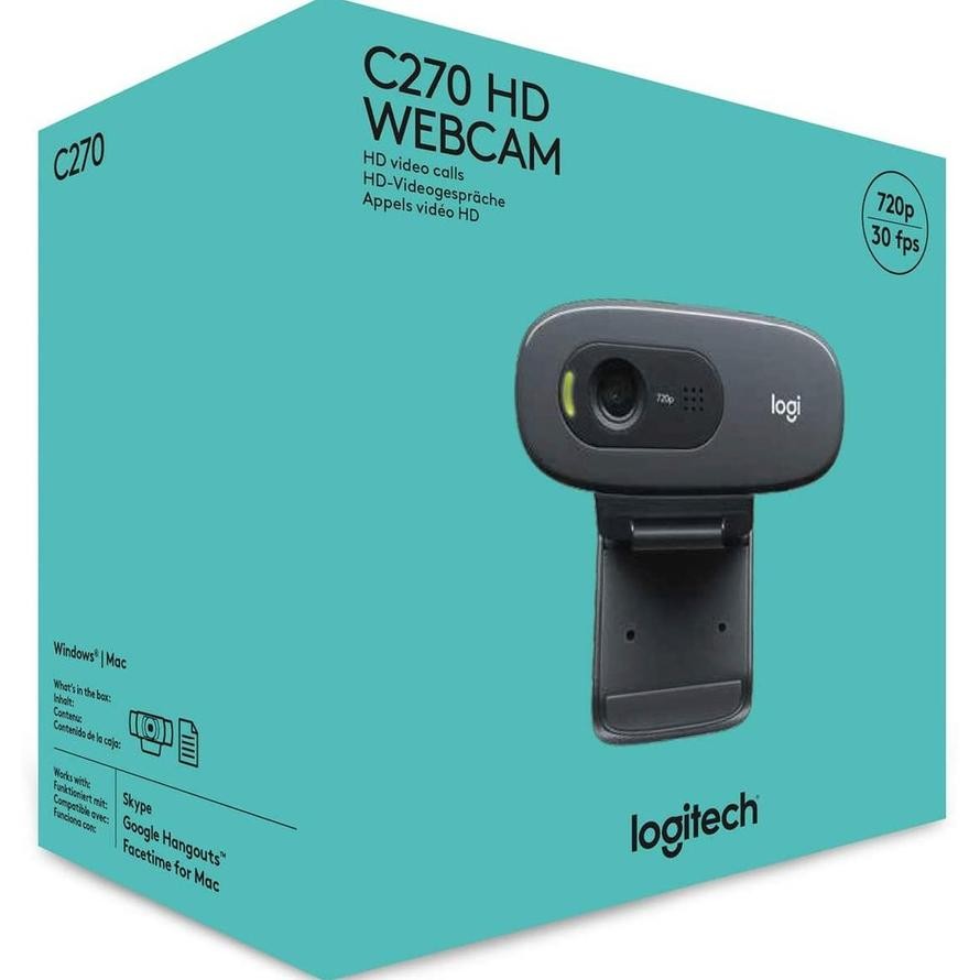Jual Webcam USB Camera Logitech C270 HD | Shopee Indonesia