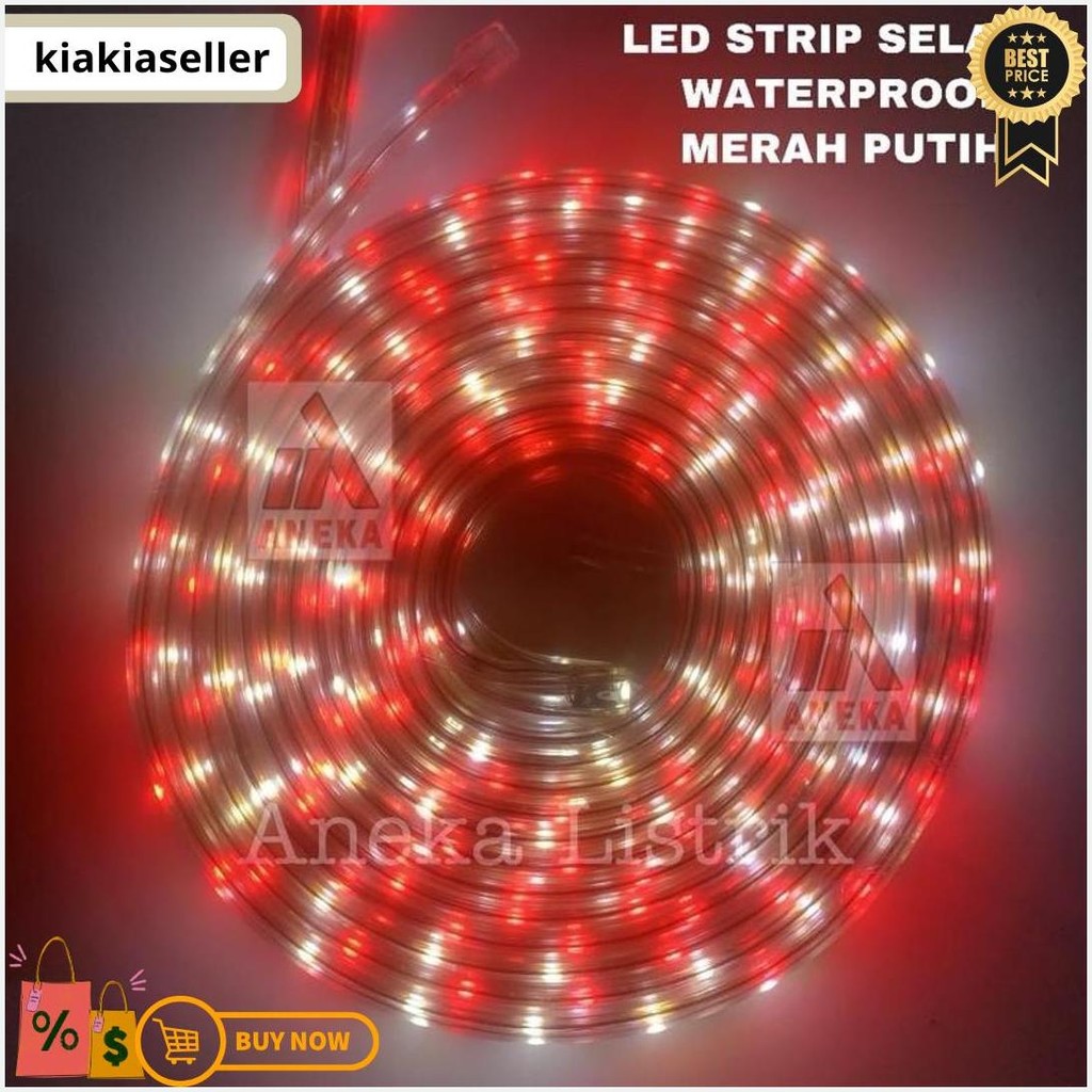 Jual Lampu Led Strip Selang Rope Led 3528 Warna Warni Rgb Ip66 Meteran ...