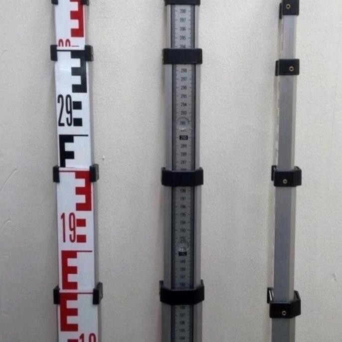 Jual RAMBU BAK UKUR 5 METER LEVELLING ALUMINIUM STAFF 5 METER ORIGINAL ...