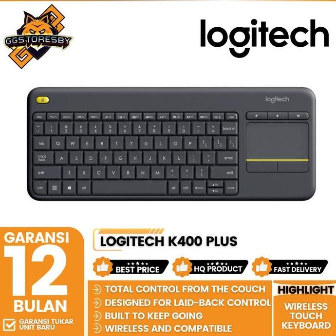 Jual TERBARU - LOGITECH K400 PLUS WIRELESS Keyboard | Shopee Indonesia