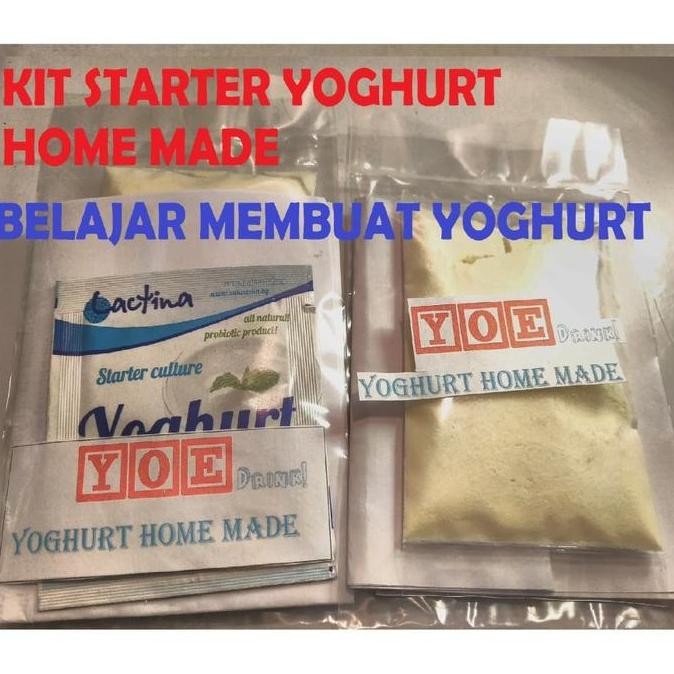 Jual (Good) Starter Yogurt/paket bibit Yogurt Lengkap dengan cara ...