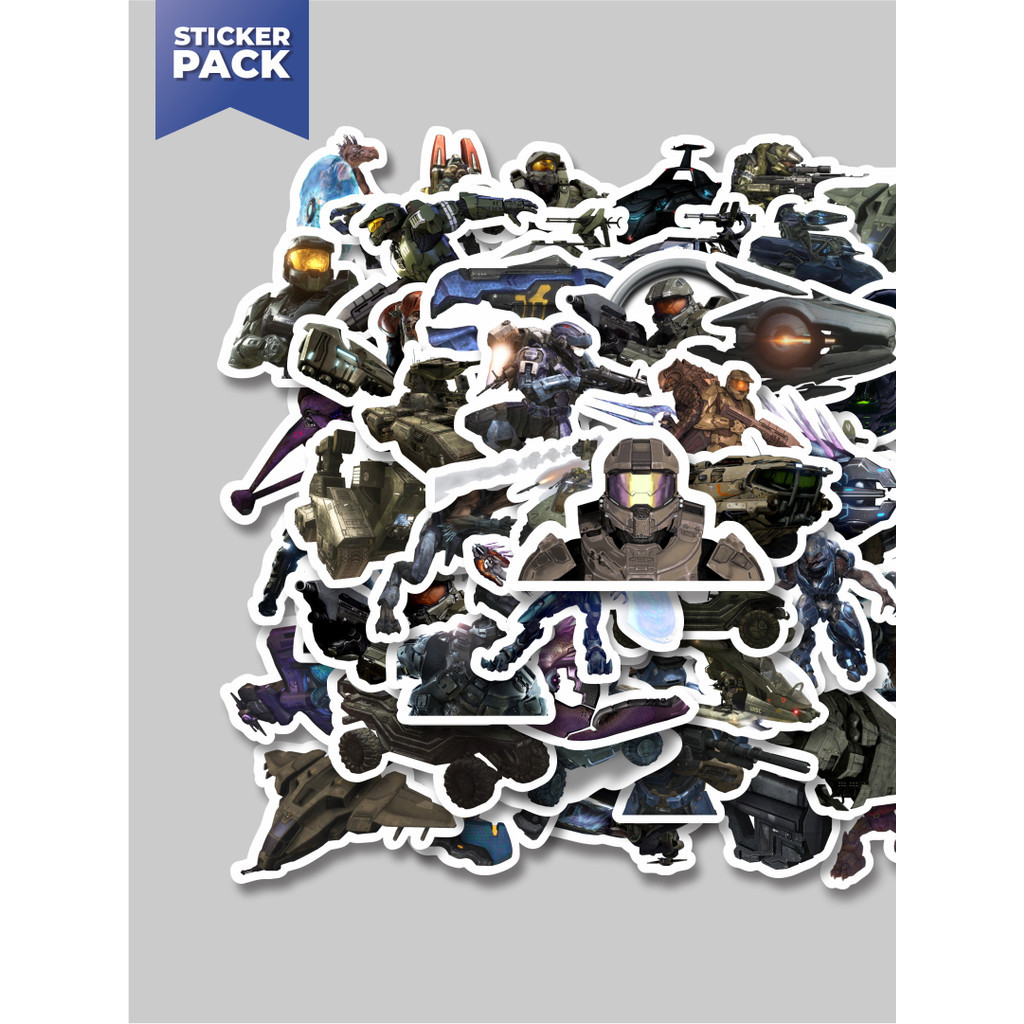 Jual [100PCS]Stiker Pack Stiker Game Series Halo Karakter Mix 5 ...