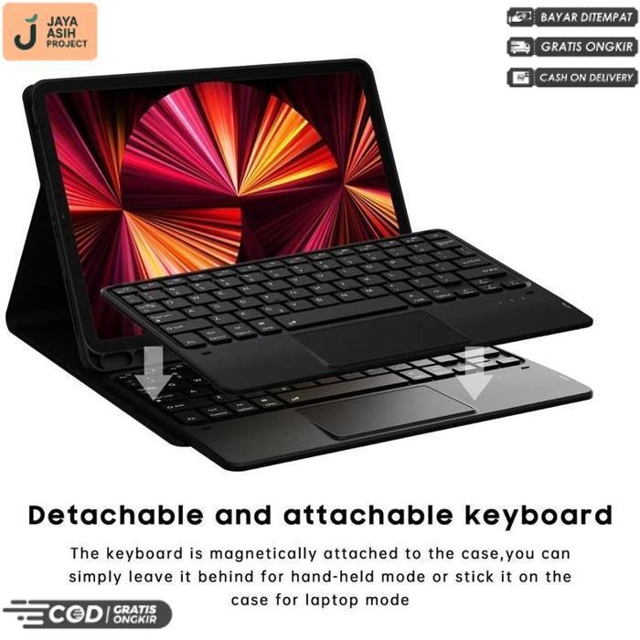 Jual Berkualitas Flip Smart Keyboard Macaron With Touchpad Trackpad ...