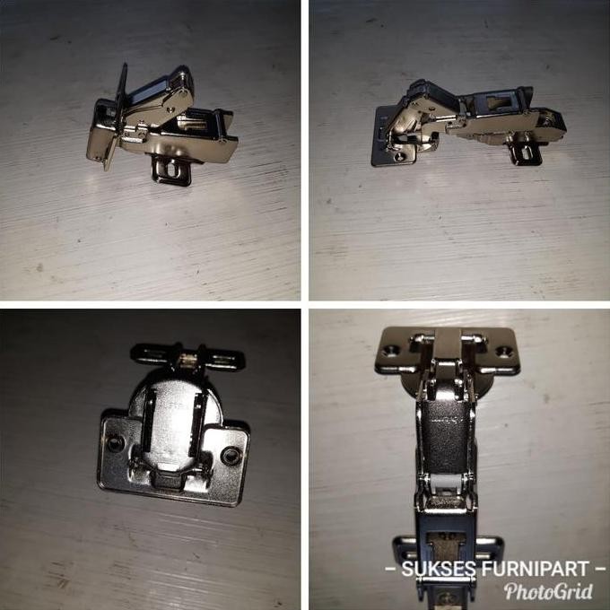 Jual Terbaik Engsel Blum 170 Degree Hinges 71T6550 Lurus Perpasang 100% ...