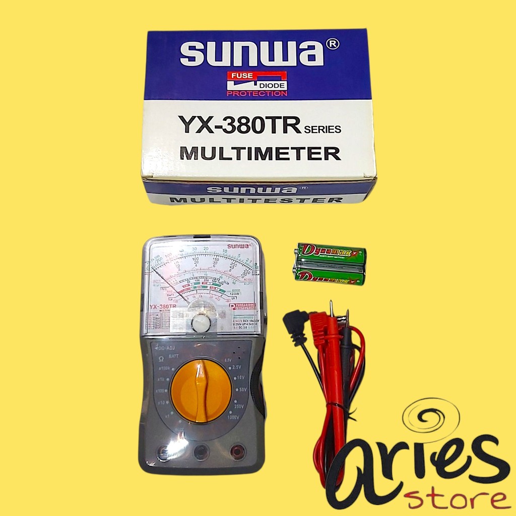 Jual MULTITESTER SUNWA YX 380 TR SERIES MULTI TESTER SUNWA | Shopee ...
