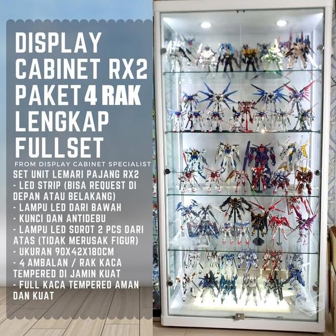 Jual Set Lengkap Display Cabinet RX2 Lemari Pajangan Statue Figure Hot ...
