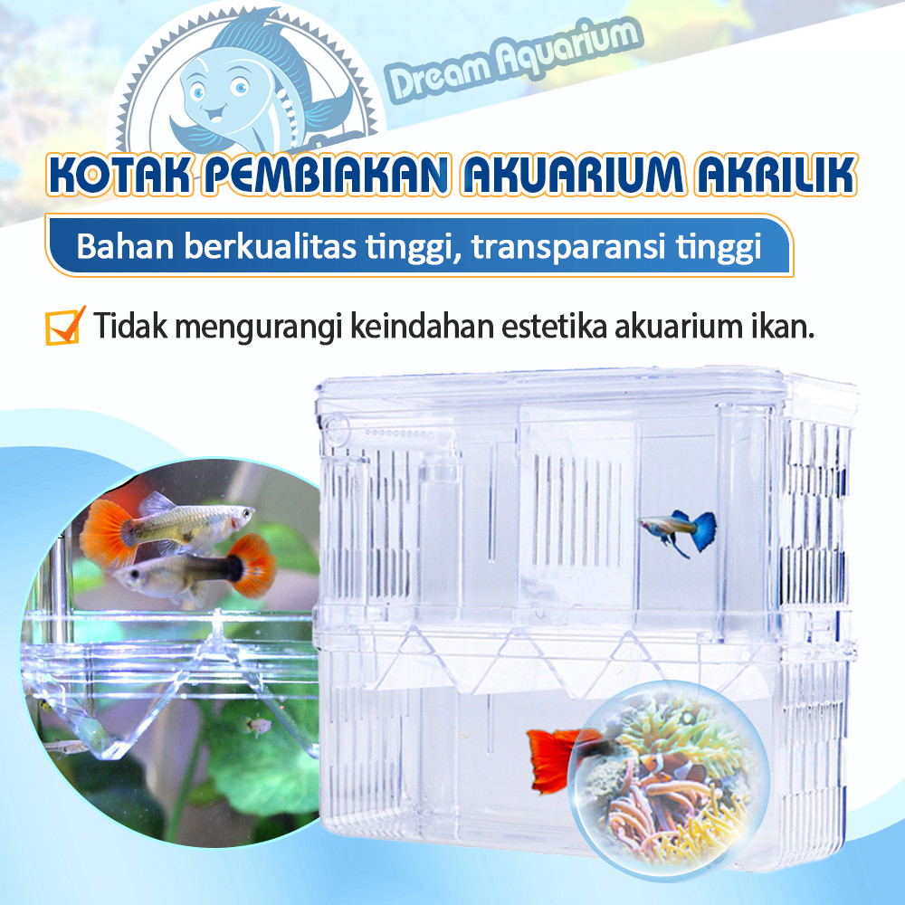Jual Breeding Box Guppy A14/ Isolation Box / Karantina Ikan | Shopee ...