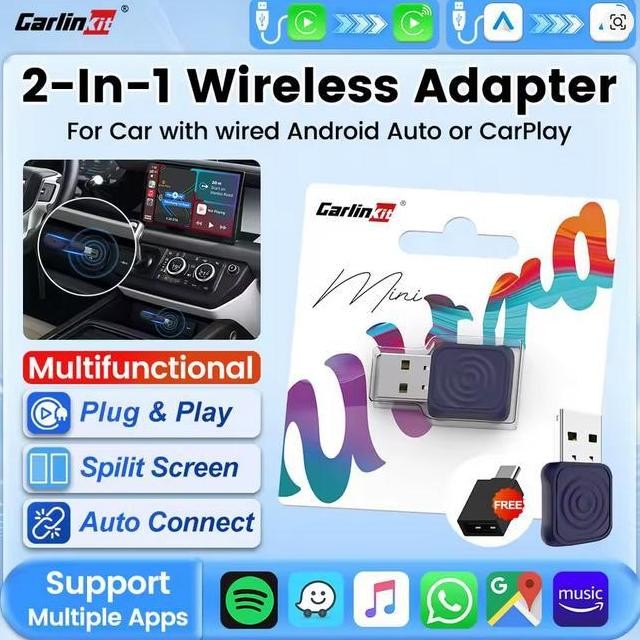Jual Promo Carlinkit Mini Ultra Wired To Wireless Apple Carplay ...