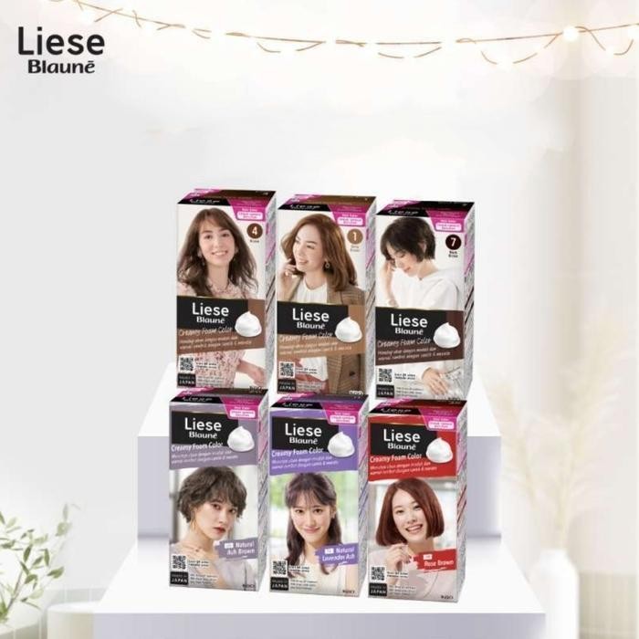 Jual Liese Blaune Creamy Bubble Hair Color Pewarna Rambut | Shopee ...