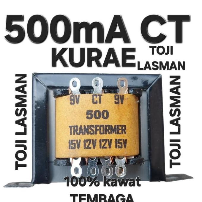 Jual Travo Trafo 500Ma 500 Ma Ct Kurae Transformator Balast Step Down ...