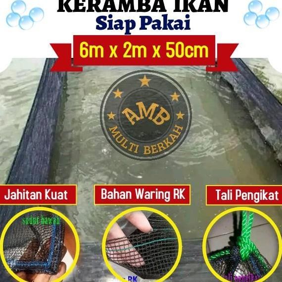 Jual Keramba Ikan Hapa Jaring Apung Ukuran 6m x 2m x 50cm Lele CO ...
