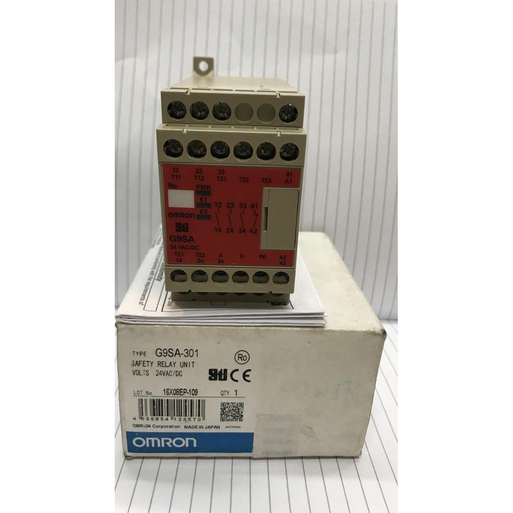 Jual Terbaik Safety Relay Omron G9Sa-301 24Vac/Dc 100% Ori | Shopee ...