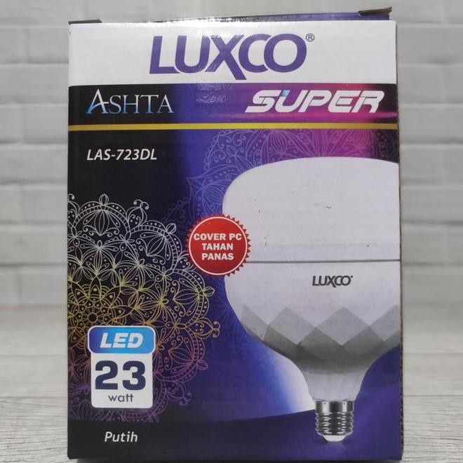 Jual SALE LUXCO ASHTA SUPER LAMPU LED BULB 23W 23 WATT CAHAYA PUTIH ...