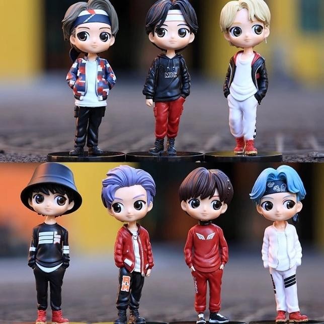 Jual BTS Action Figure V Jimin Suga Jk Figure Model BTS ARMY Action ...