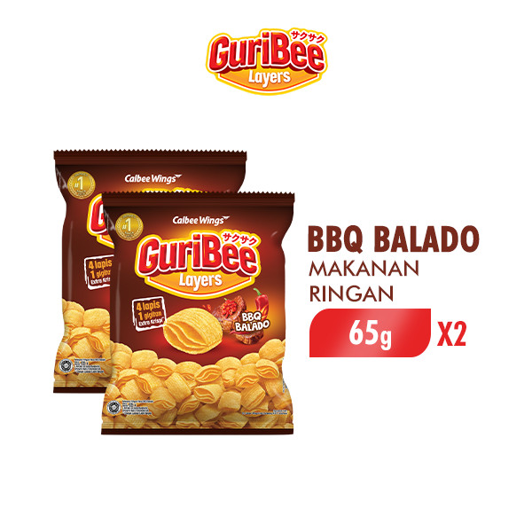 Jual Guribee BBQ Balado 65 gr x2 | Shopee Indonesia