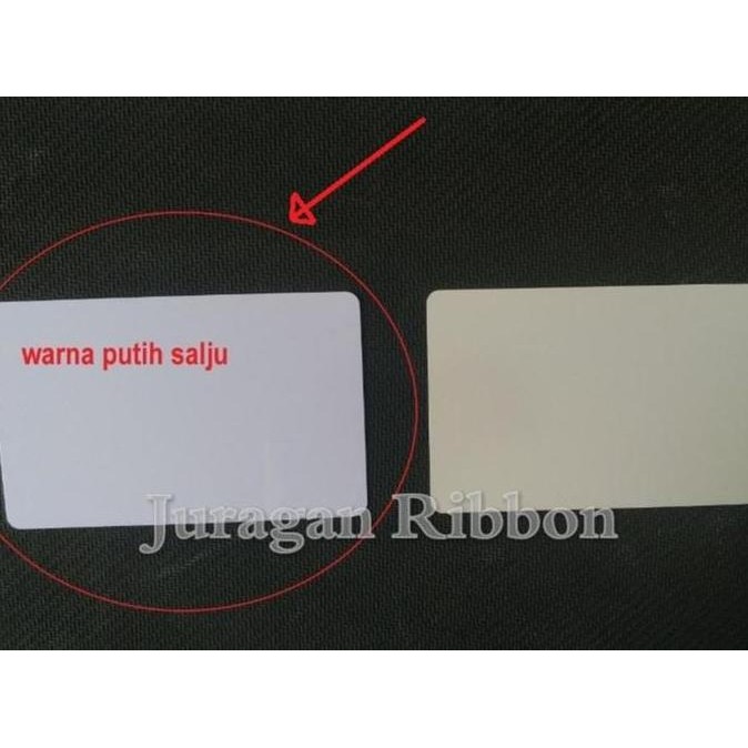 Jual Kartu Pvc Blank Id Card High Quality Putih Salju ( 1 Box=250 Pcs ...