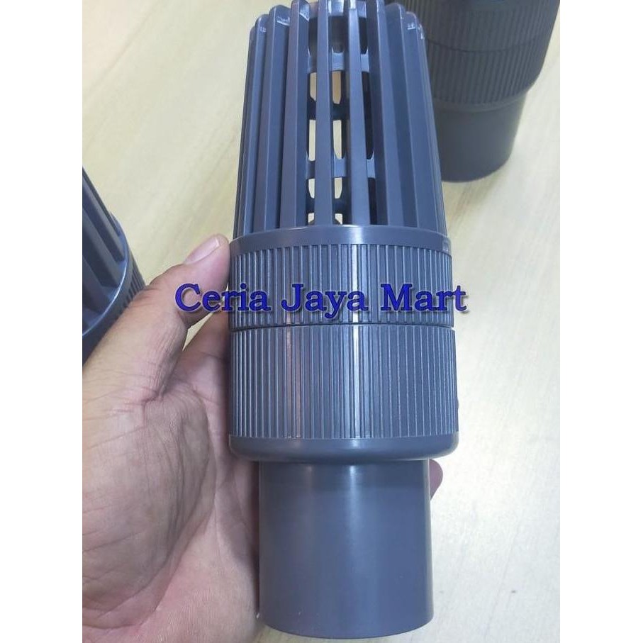Jual Foot Valve PVC 2" inchi / Foot Klep PVC Socket / Saringan TKP ...