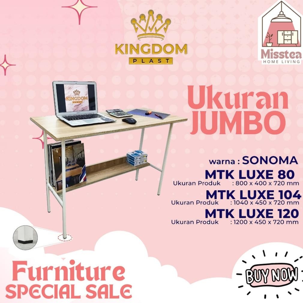 Jual SWALLOWTAIL- [READY STOCK] KINGDOM PANEL LUXE MEJA KANTOR / MEJA ...