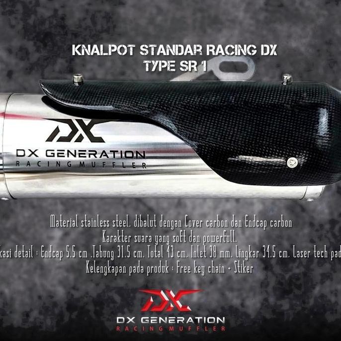 Jual knalpot standar racing Dx Generation Adv,pcx, nmax, aerox, vario ...