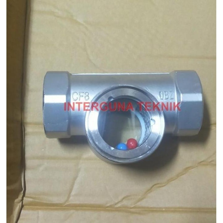 Jual KAORU- Sight Glass Ball ukuran 2" inch DN-50 / Flow indicator ...