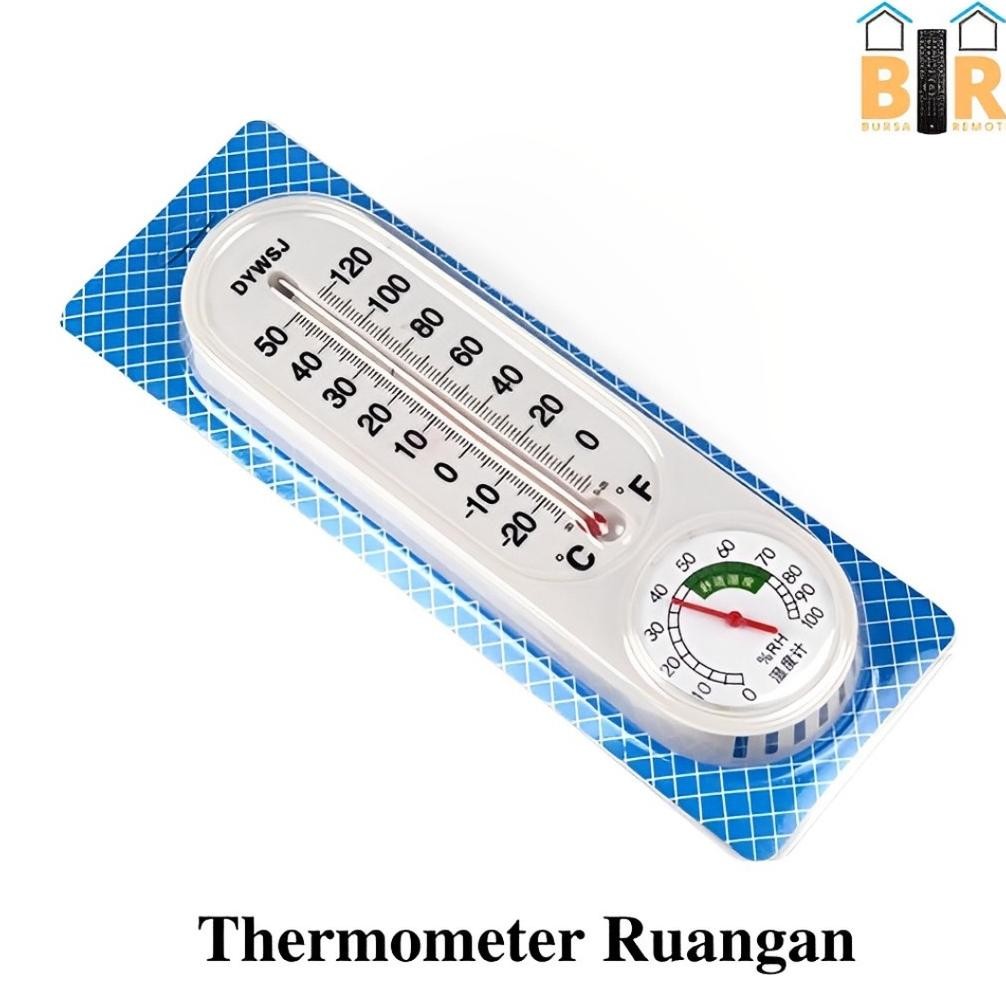 Jual Model Baru Wall Thermometer Alat Pengukur Pengatur Suhu Kelembaban ...