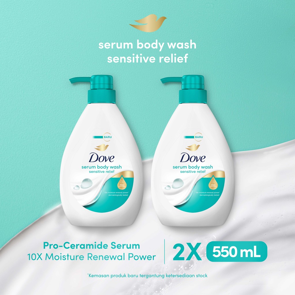 Jual Dove Serum Body Wash Pro-Ceramide - Sensitive Relief 550ml ...