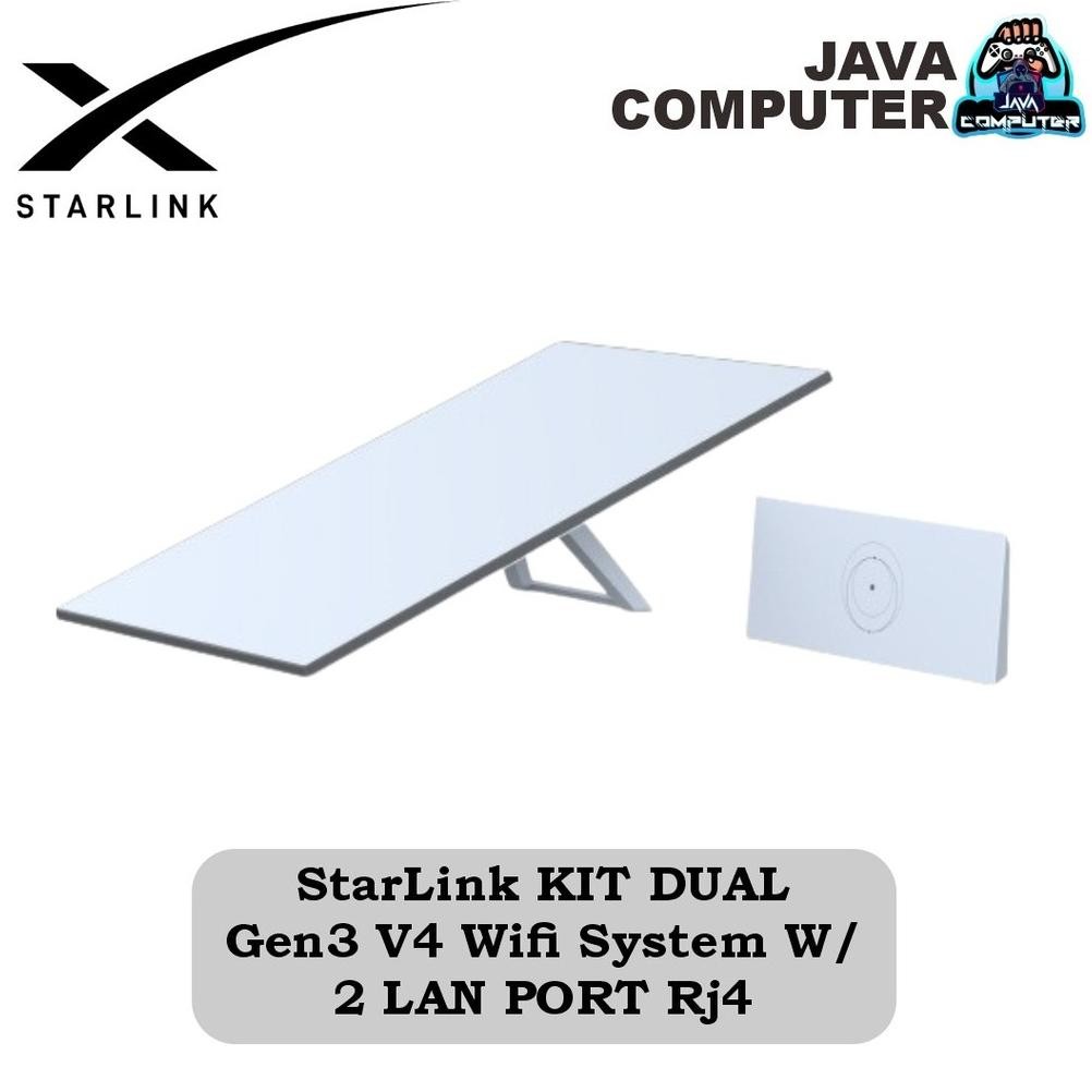 Jual StarLink KIT DUAL Gen3 V4 Wifi System W/ 2 LAN PORT RJ45 | Shopee ...
