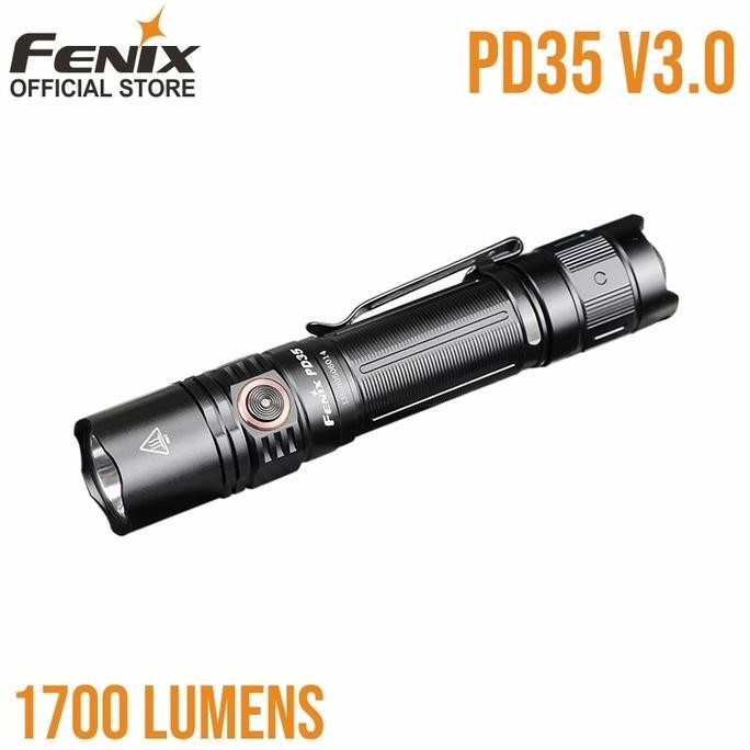 Jual Fenix Senter Led PD35 V3.0 Tactical Flashlight Terang 1700 Lumens ...