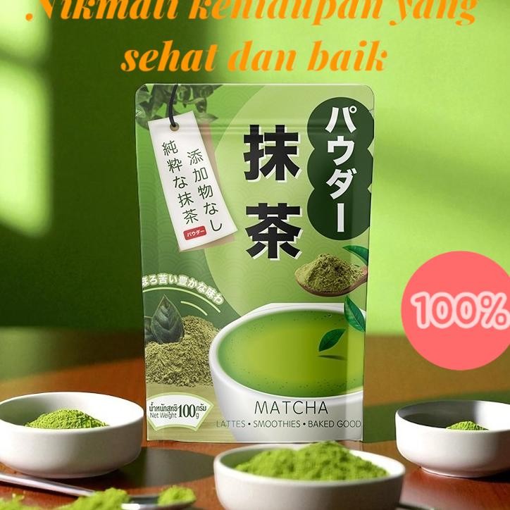 Jual Pure Japanese Matcha Powder Bubuk Macha Bubuk Teh Matcha Cocok ...