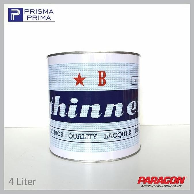 Jual Thinner B Tunggal Jaya Galon 4 Liter 5 Kg Tiner Pengencer Cat ...