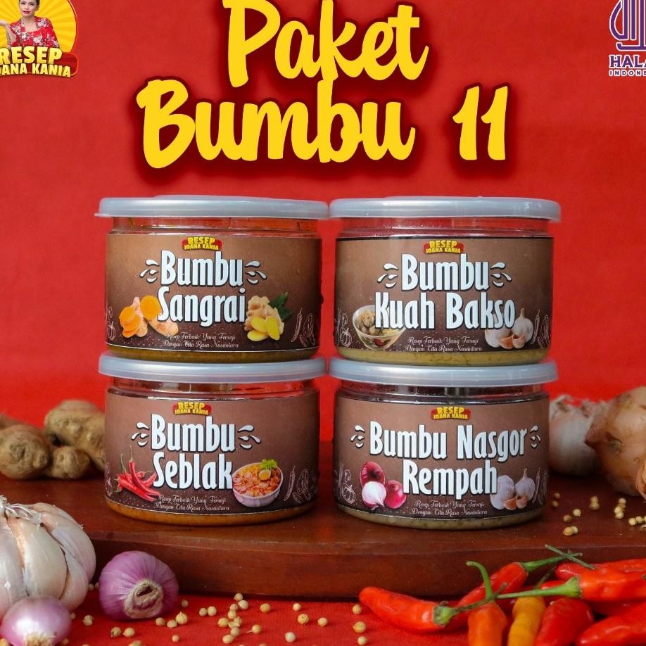 Jual Paket Hemat 11 Bumbu Rsj Bumbu Sangrai Kuah Bakso Nasgor Rempah ...