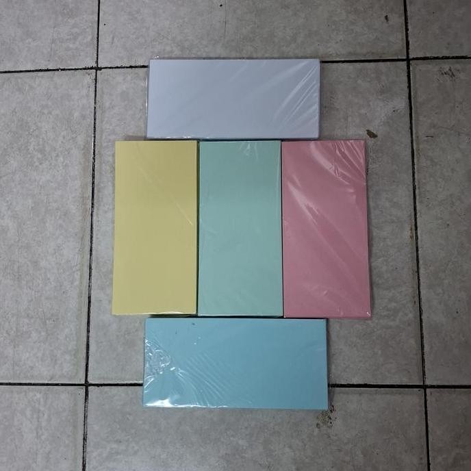 Jual Kertas Metaplan Ukuran 21Cmx10Cm Isi 100 Lembar | Shopee Indonesia