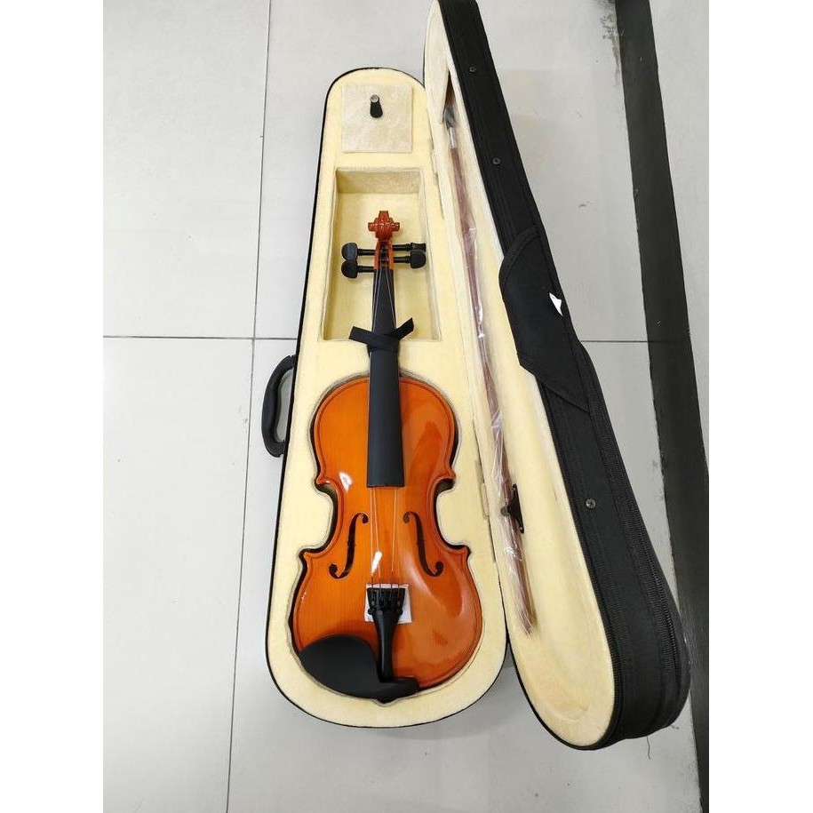 Jual Biola akustik ukuran 3/4 fullset violin 3/4 | Shopee Indonesia