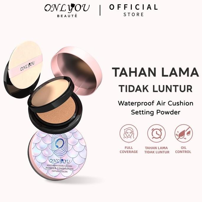 Jual Onlyou Double Air Cushion -Matte Cushion Foundation Dan Setting ...