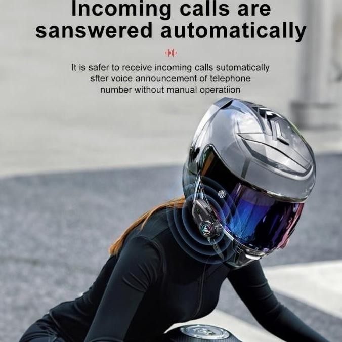 Jual Vimon Y80 2X Bluetooth Intercom Headset Helm 2 Rider Helmet ...