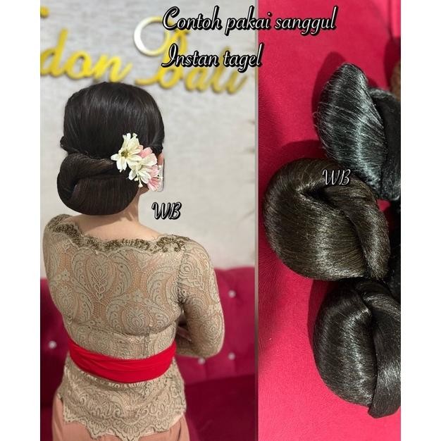 Jual Viral Sanggul Tagel /Sanggul Instan Tagel /Sit /Sanggul Tagel ...