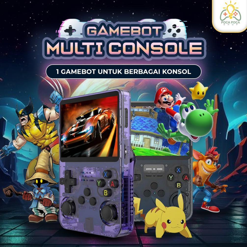 Jual albertGokil- Game R36S Retro PSP Handheld Gamebot Multi Console ...