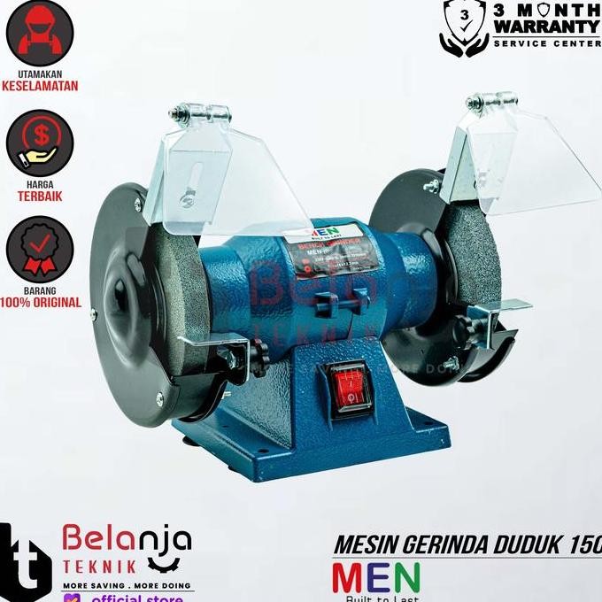 Jual WONDERWEISS- Men Mesin Gerinda Duduk 150-6 6 Inch Bench Grinder ...